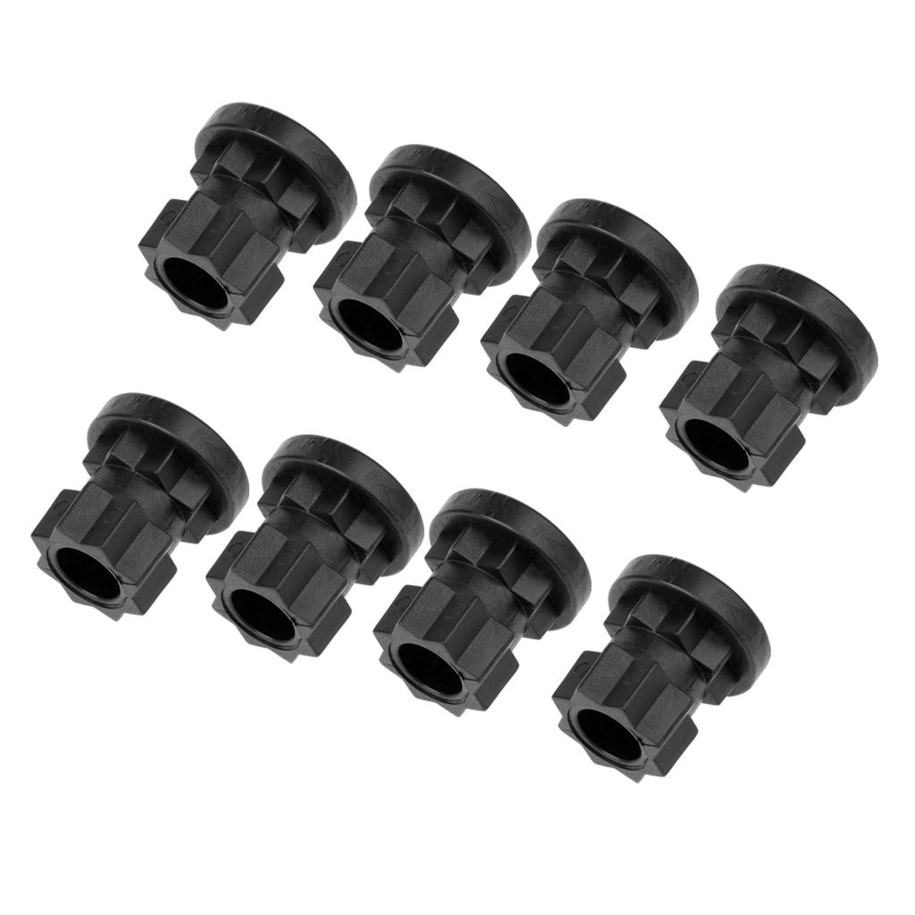8 Pieces Durable Nylon 22mm 7/8" Track Rail Kayak Boat Canoe Angler ...