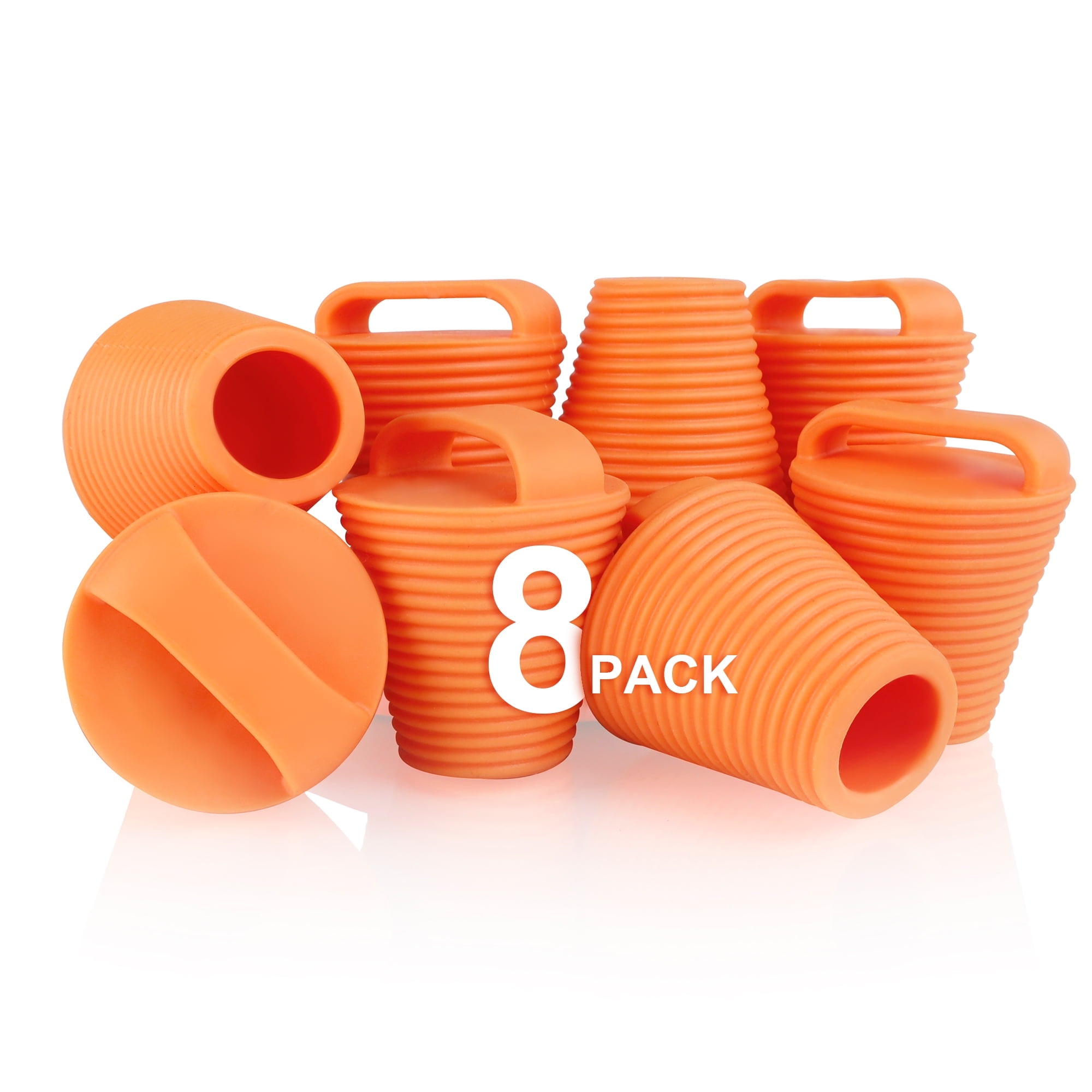 8 Pieces Kayak Scupper Plugs Kit TPE Scupper Plugs Drain Holes Stopper ...