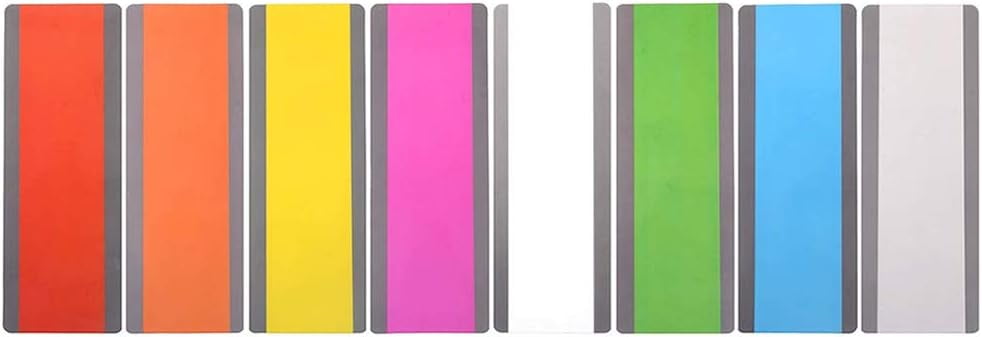 8 Pieces Large Reading Guide Strips Dyslexia Reading Strips with ...