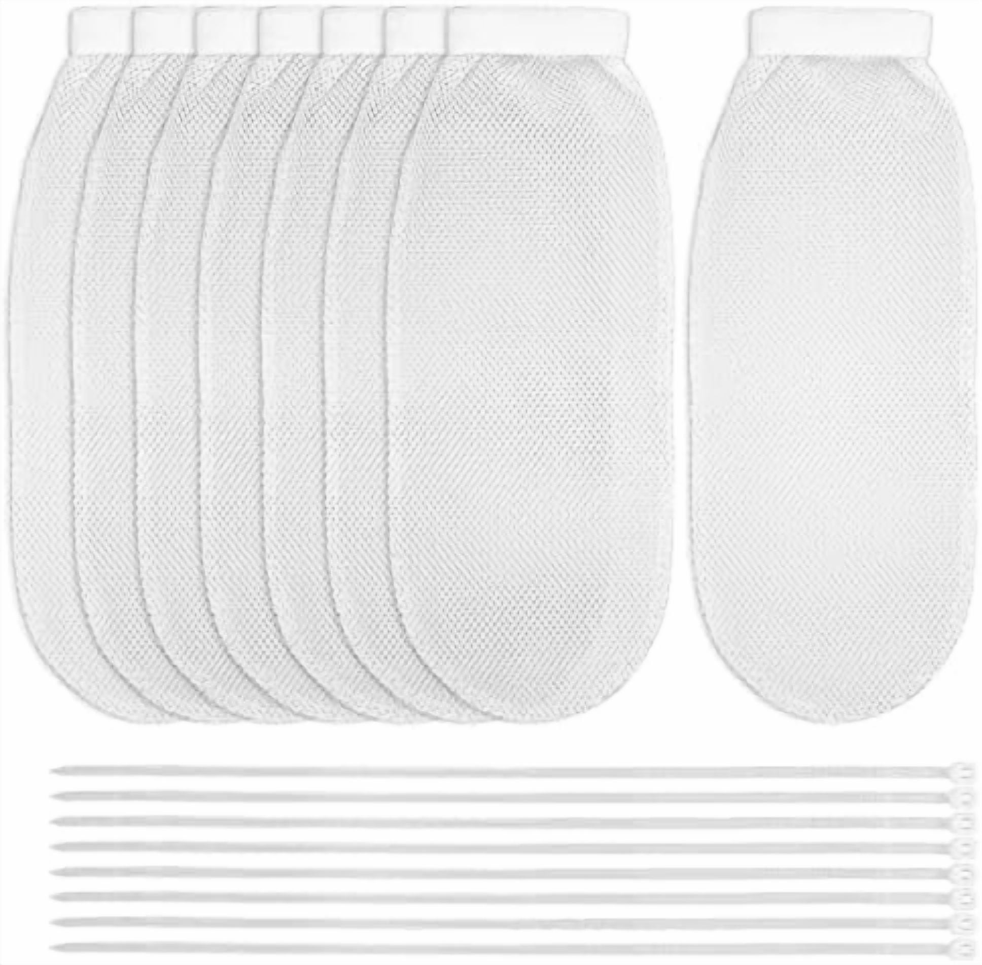 8 Pieces Lint Traps for Washing Machine Hose Nylon Mesh Lint Traps with ...