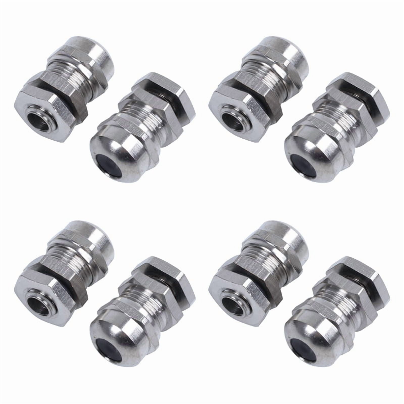 8 Pieces M8 Waterproof Disengagement Cable Gland for 2-5mm Cable Wire ...