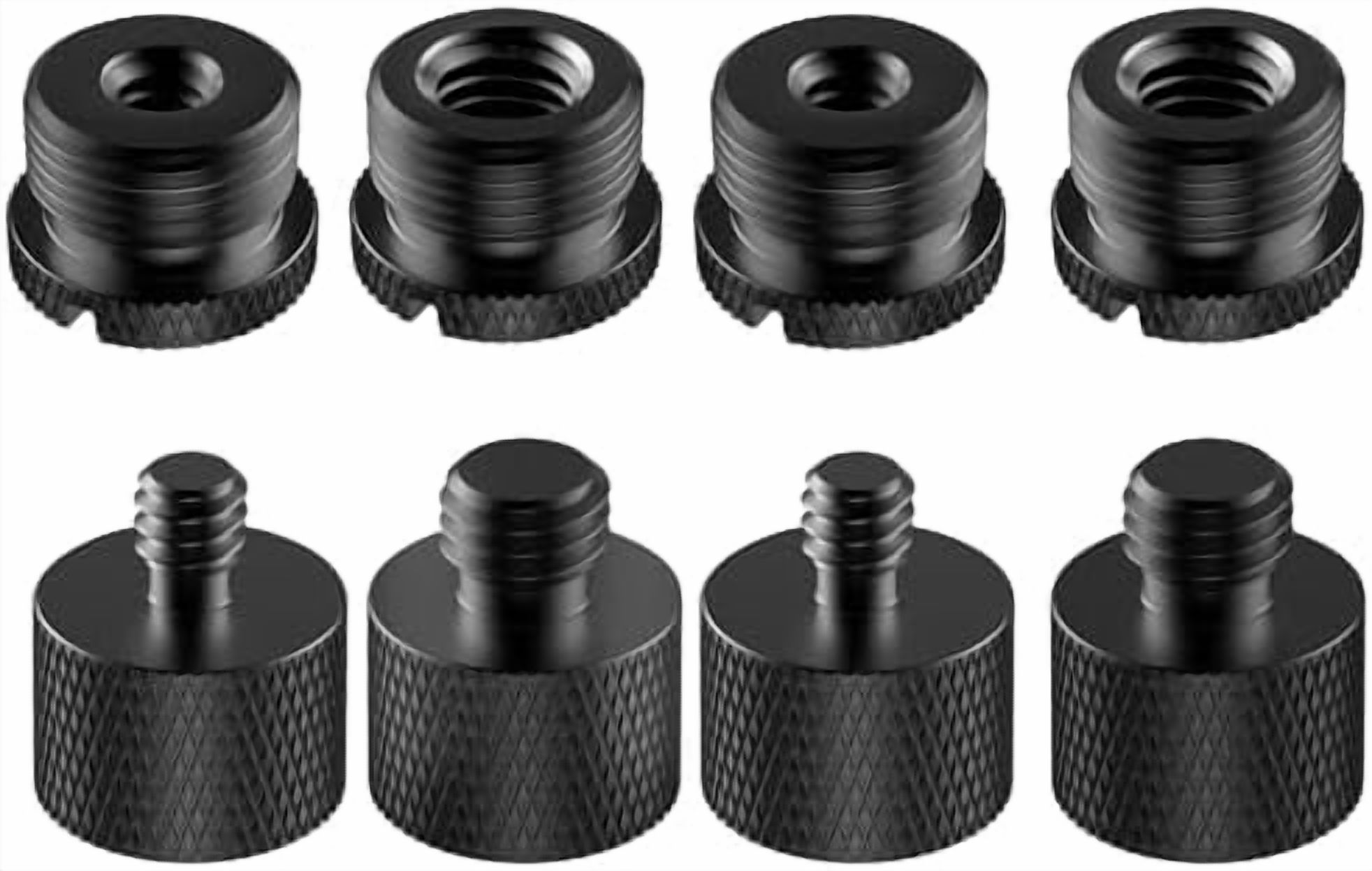 8 Pieces Mic Stand Adapter, 5/8 Female to 3/8 Male 3/8 Female to 5/8 ...