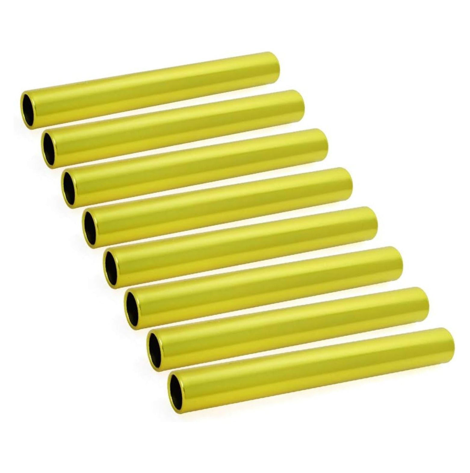 8 Pieces Official Aluminum Track & Field Races Relay Batons - Walmart.com