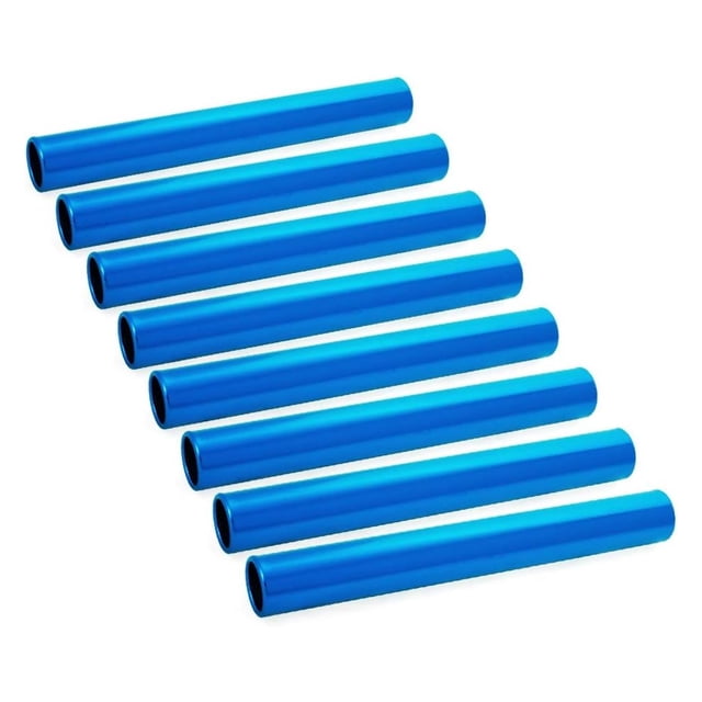 8 Pieces Official Aluminum Track & Field Races Relay Batons - Walmart ...