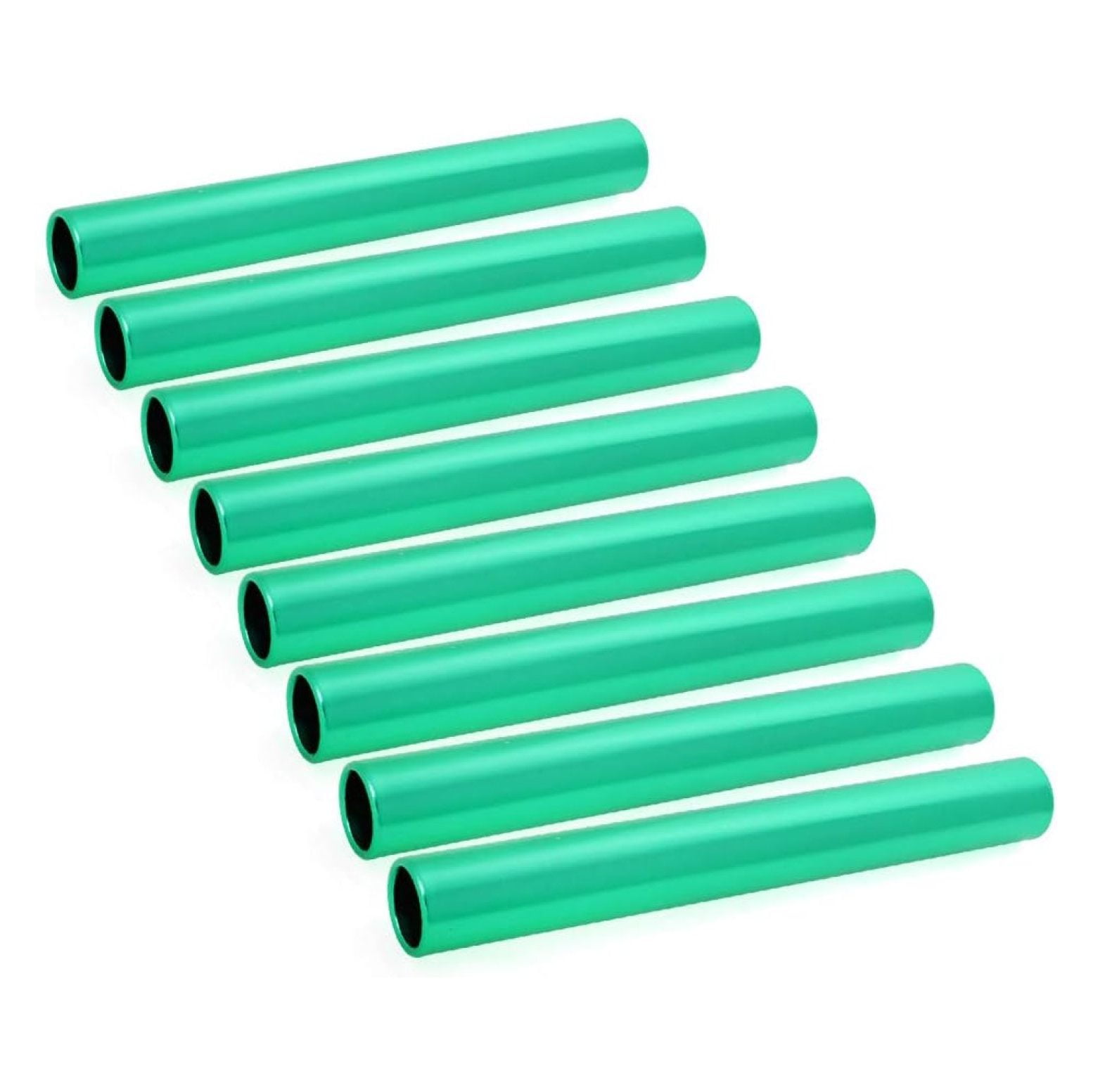 8 Pieces Official Aluminum Track & Field Races Relay Batons - Walmart.com