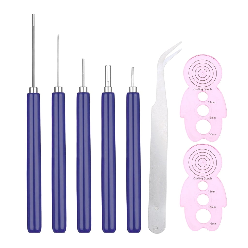 8 Pieces Paper Quiling Tool Slotted Kits Handmade Rolling Quiling ...