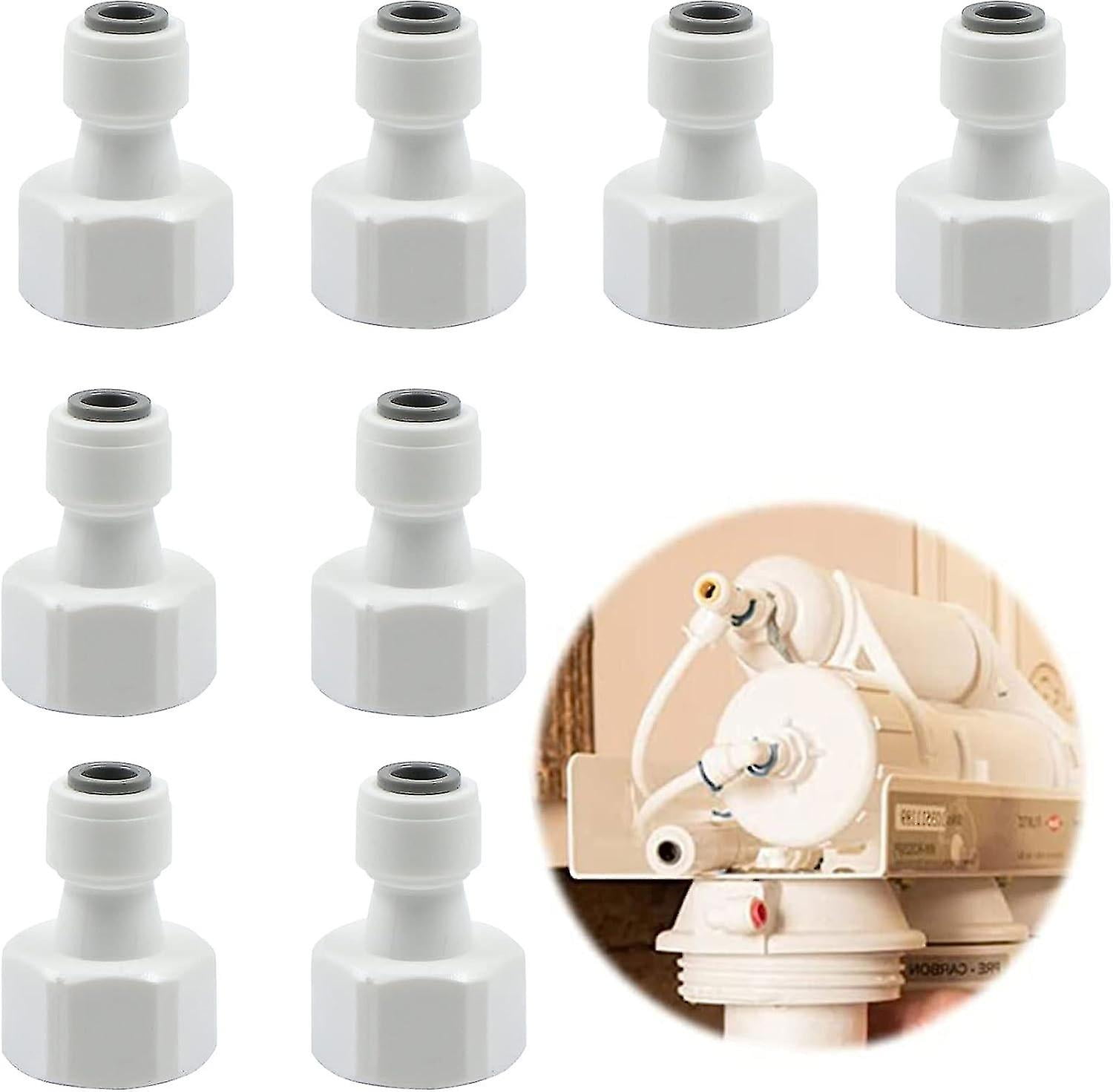 8 Pieces Purifier Adapter Water Filter Connector - Supply Hose ...
