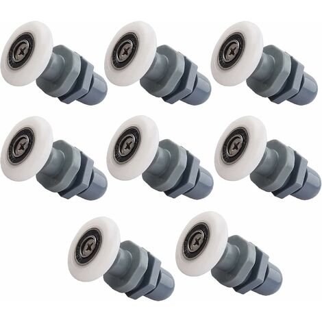 8 Pieces Roller Caster Wheel for Shower Door, 19mm Shower Caster ...