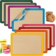 8 Pieces Silicone Baking Mat Non-stick Silicone Baking Half Sheet 16.5 ...