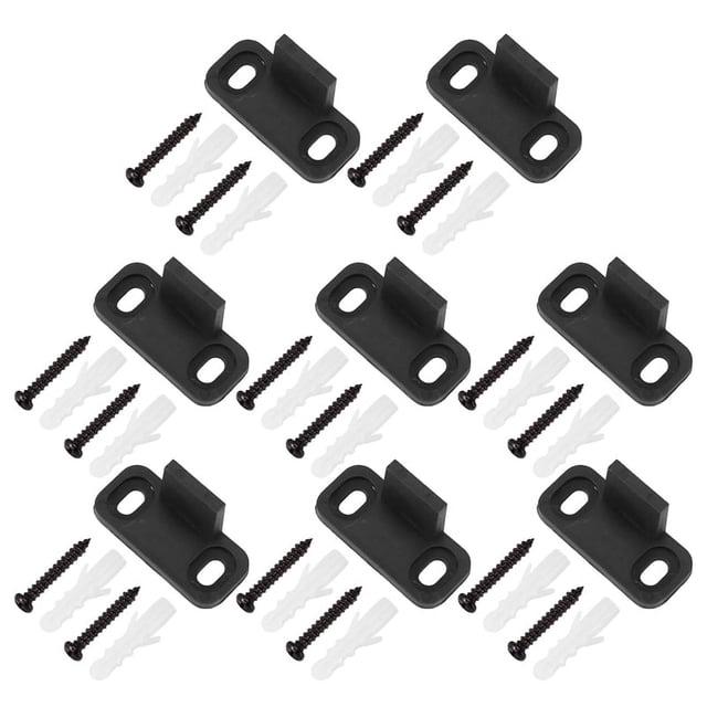 8 Pieces Sliding Barn Door Floor Guides Closet Hardware Plastic Simple ...