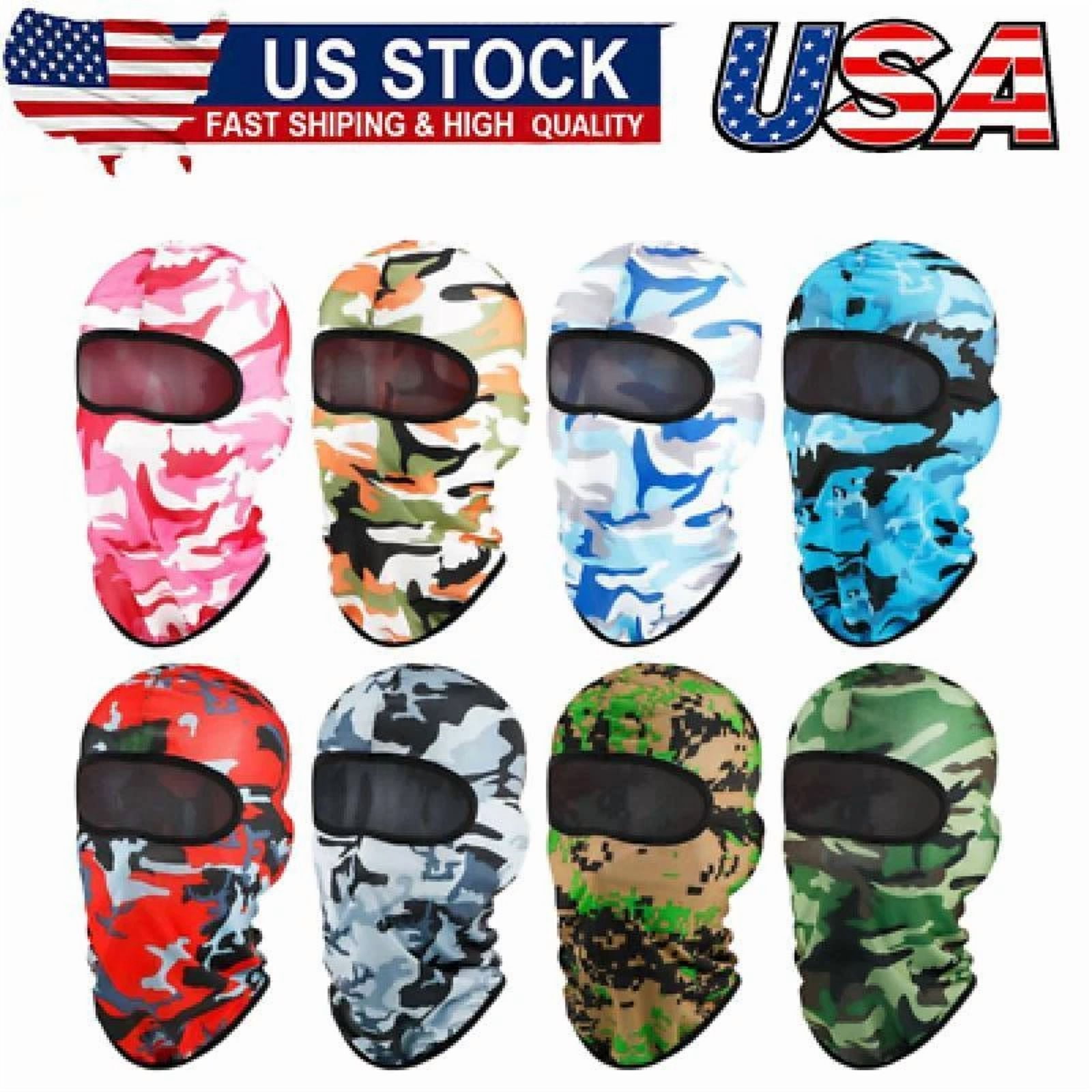 8 Pieces Sun Protection Balaclava Windproof Uv Protection Full Face ...
