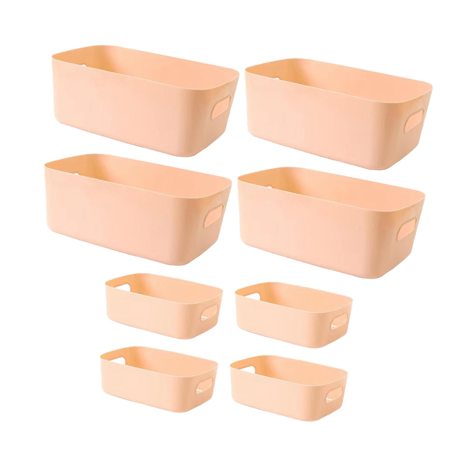 8 Pieces Table Organizers Desk Cosmetics Case Organizer for Household ...