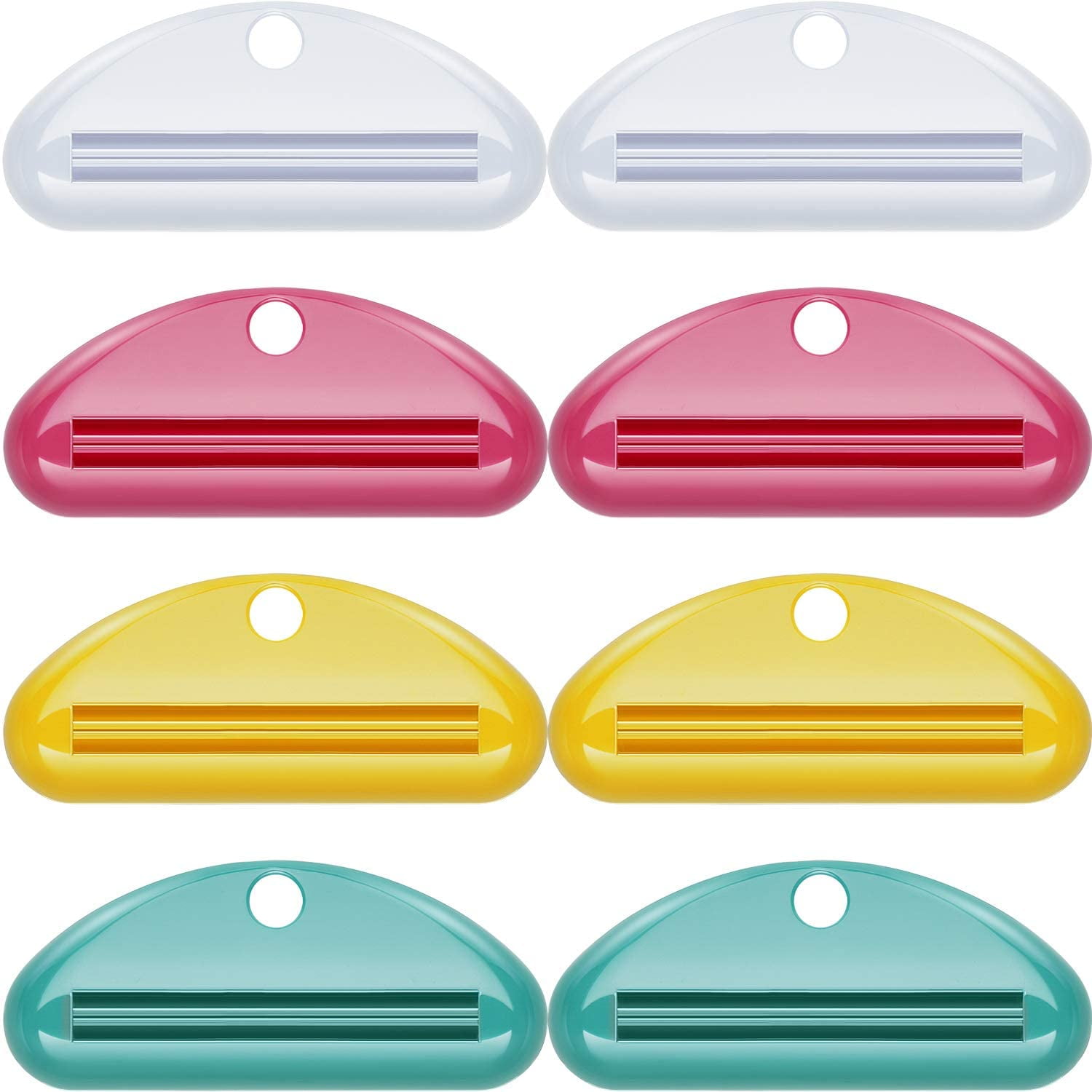 8 Pieces Toothpaste Tube Squeezer Dispenser Toothpaste Clips for ...