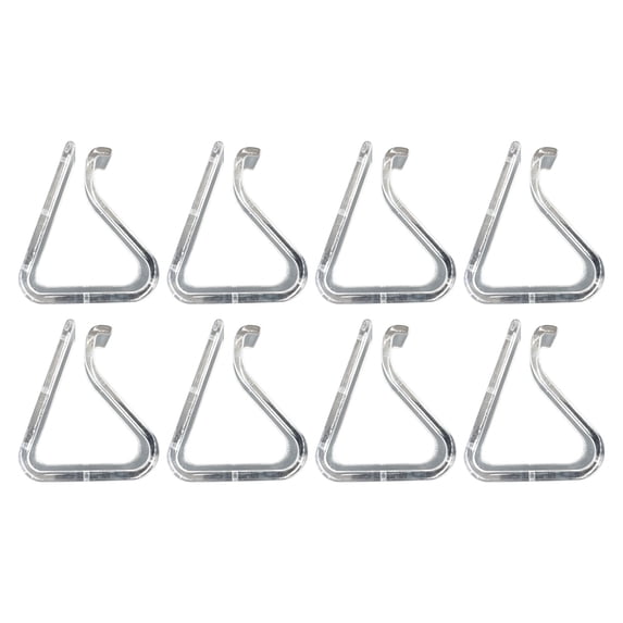 8 Pieces Transparent Clear Tablecloth Clips, Plastic Table Cloth Clips ...
