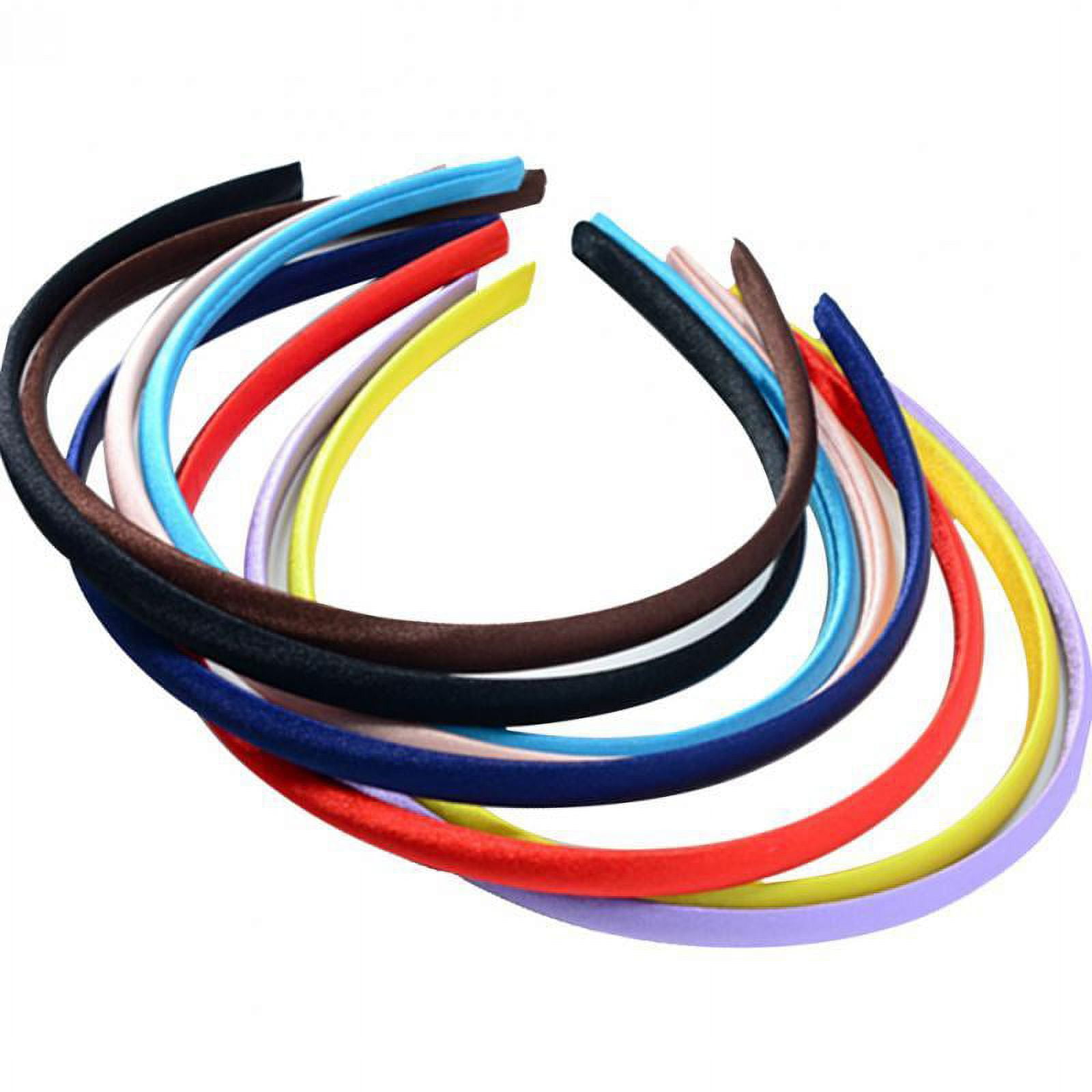 8 Pieces Women' Cloth Hair Band Of Different Colors 10mm - Walmart.com