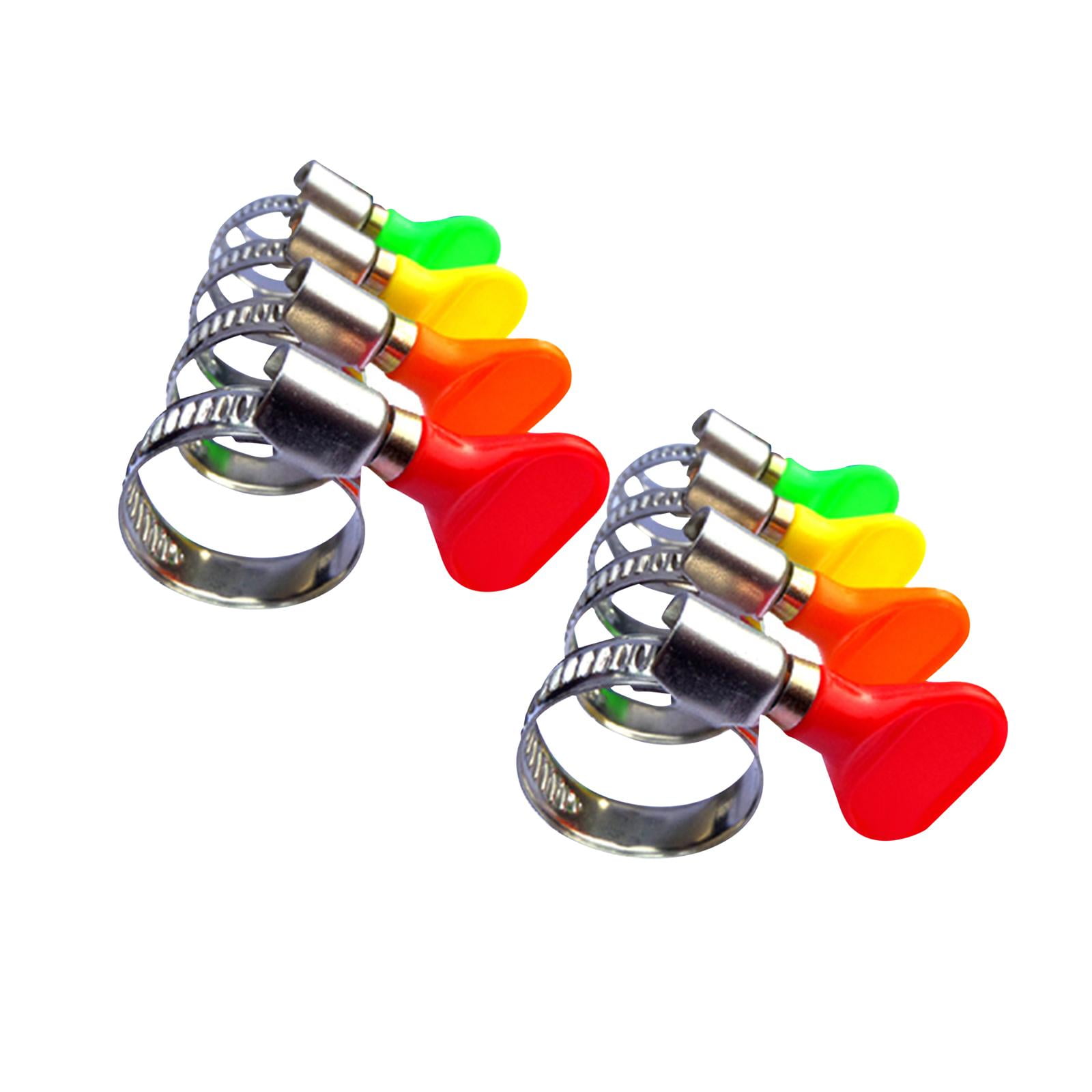 8 Pieces Worm Gear Hose Clamps, Hose Pipe Hoop Watering Pipes Portable ...