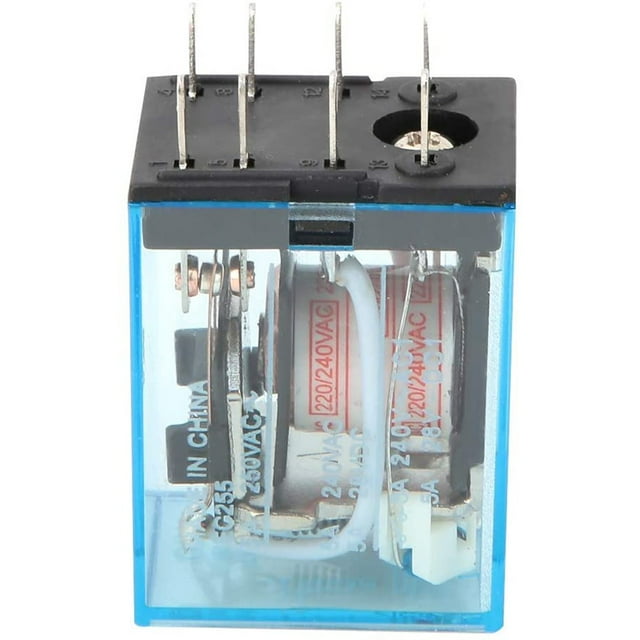 8 Pin Double Pole Double Throw Relay 240V 5A Ac Coil Dpdt - Walmart.com