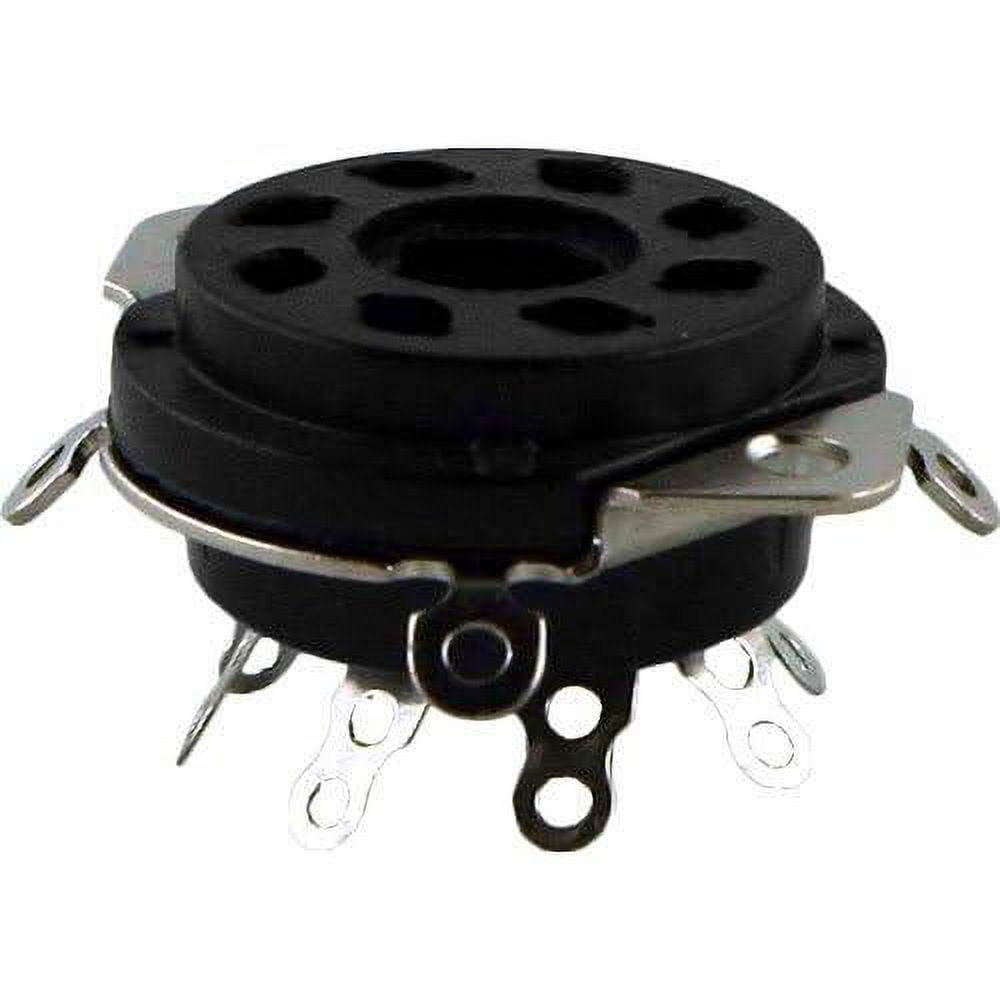 8 Pin Octal Tube Socket With Grounding Tabs, 1" Chassis Bottom Mount ...
