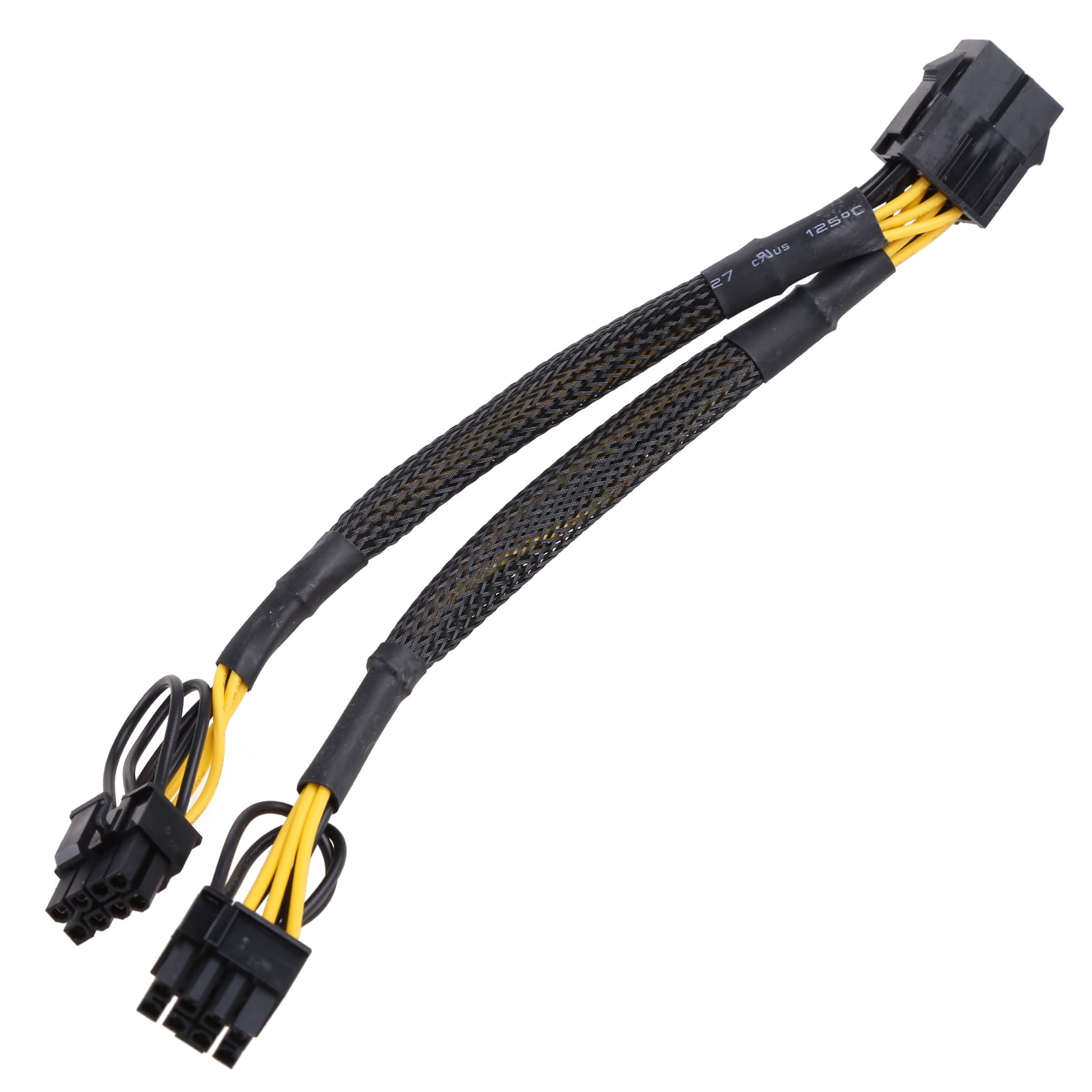 8-Pin PCIe Splitter PCI for Express Power Supply 8Pin to Dual 6 Pin ...