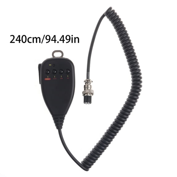 8 Pin Plug Microphone Speaker Hand Mic For Radios TM-231 MC-44 TM-241 ...