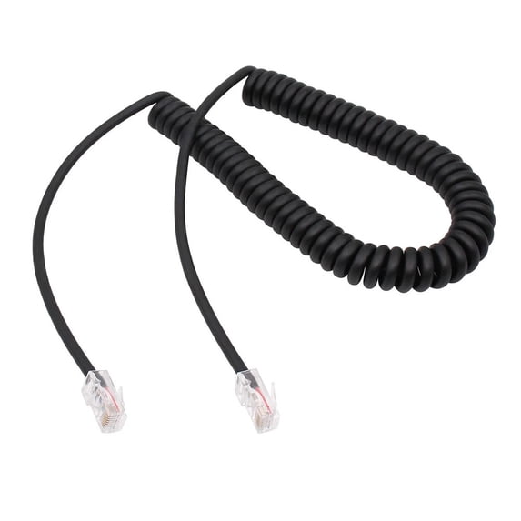8-Pin RJ45 Microphone Cable for ICOM IC2720H/2820H Handheld Units with ...