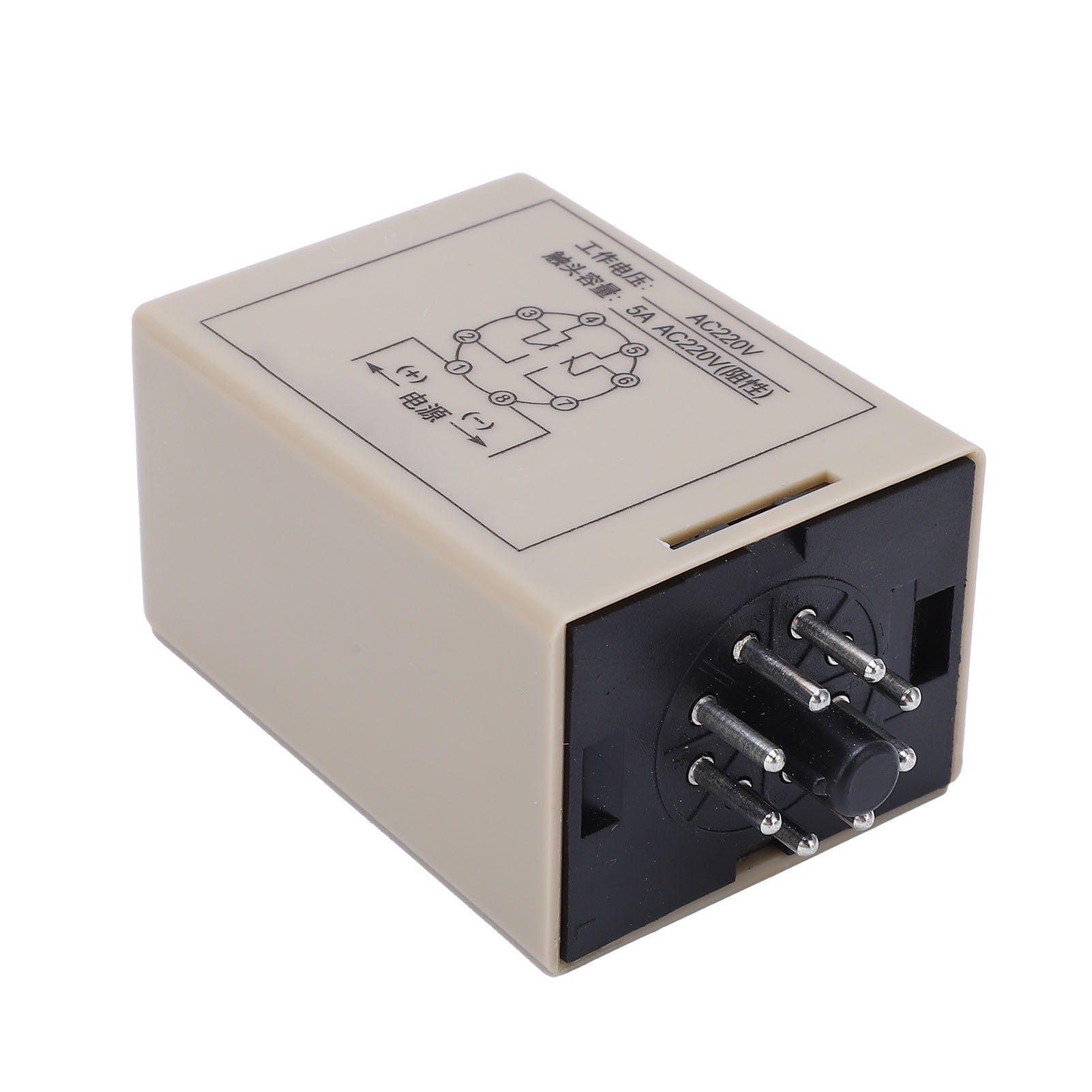8 Pin Relay Timer, 0.5 Sec Time Delay, Infinite Loop, Sensitive Control for AC220V 5A ...