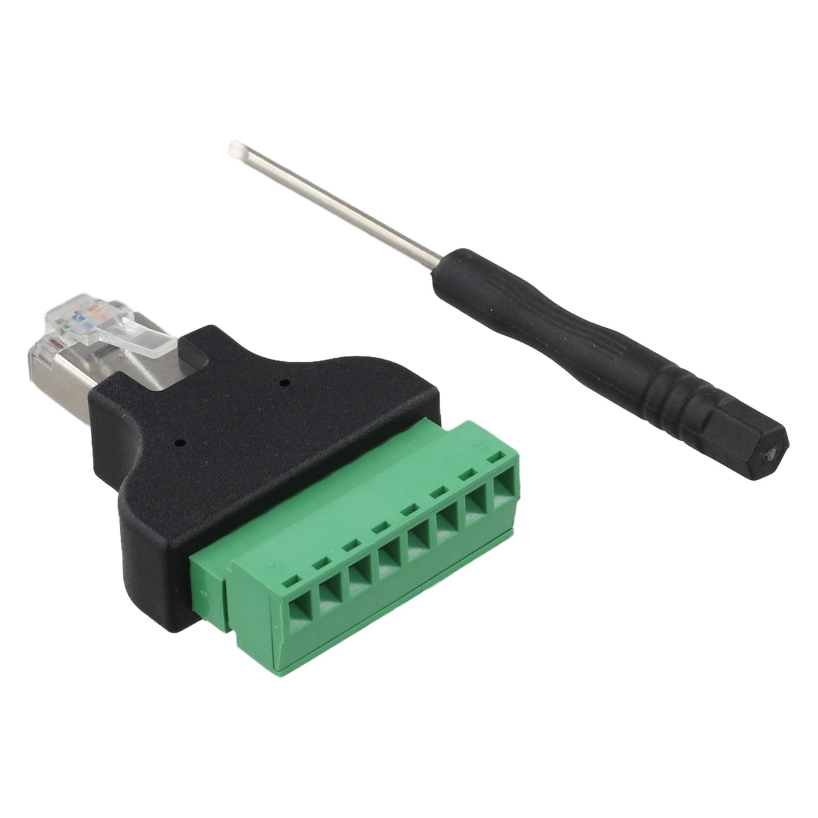 8 Pin Screw Terminal Block Adapter For Rj45 Male Connector Stable ...