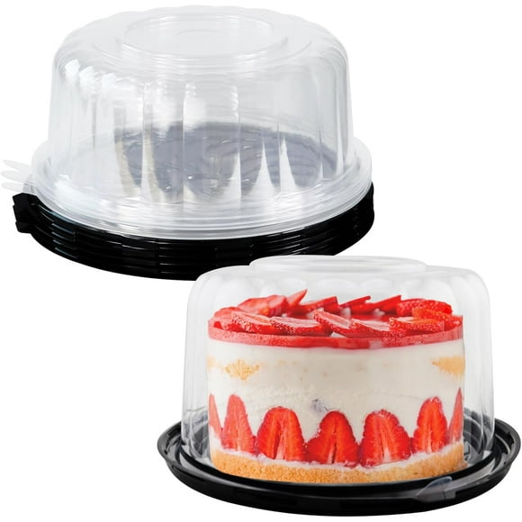 Disposable Plastic Bundt Cake Containers