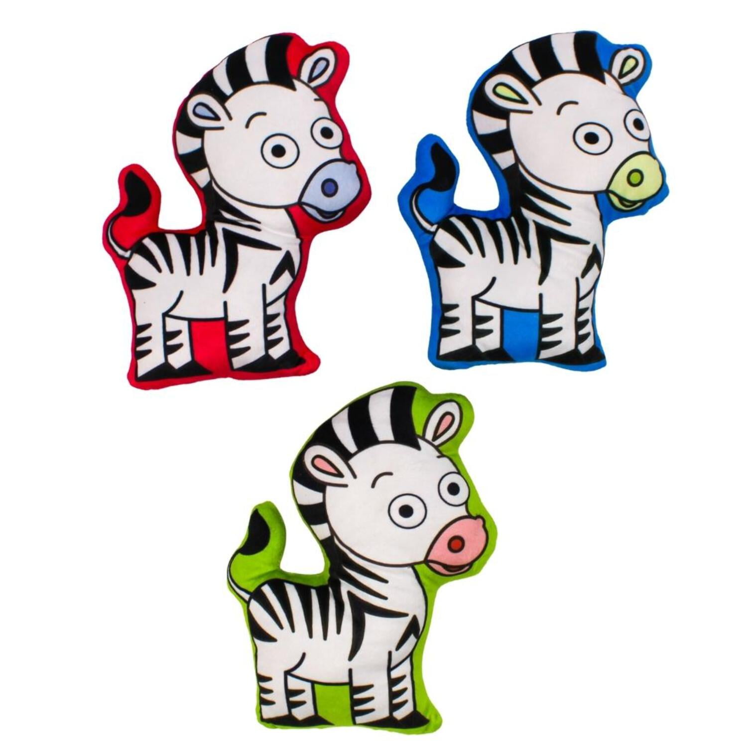 8" Plush Zebra - Assorted Colors (Each) - Walmart.com