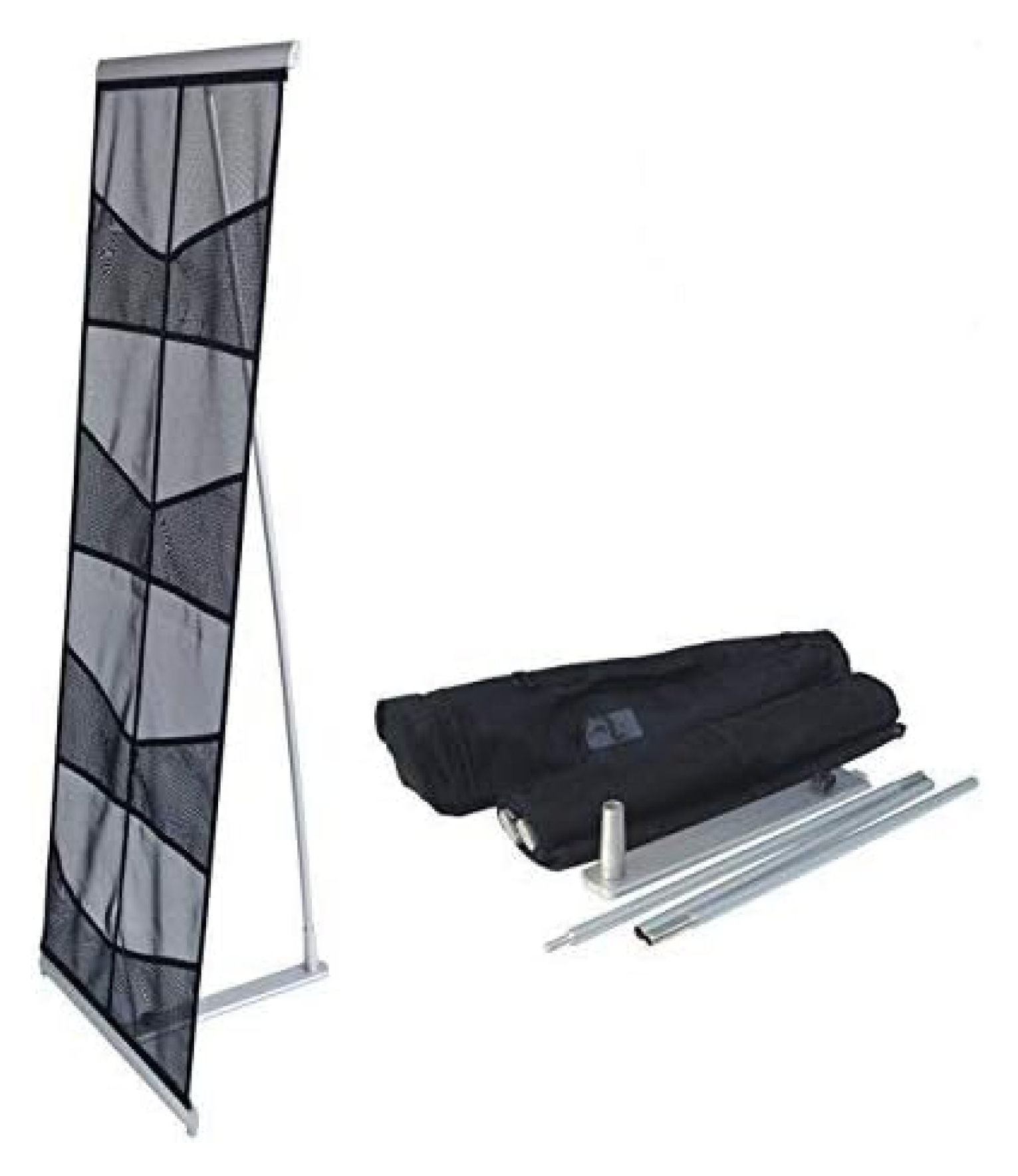 8-Pocket Fabric Mesh Roll Up Literature Rack Display - Walmart.com
