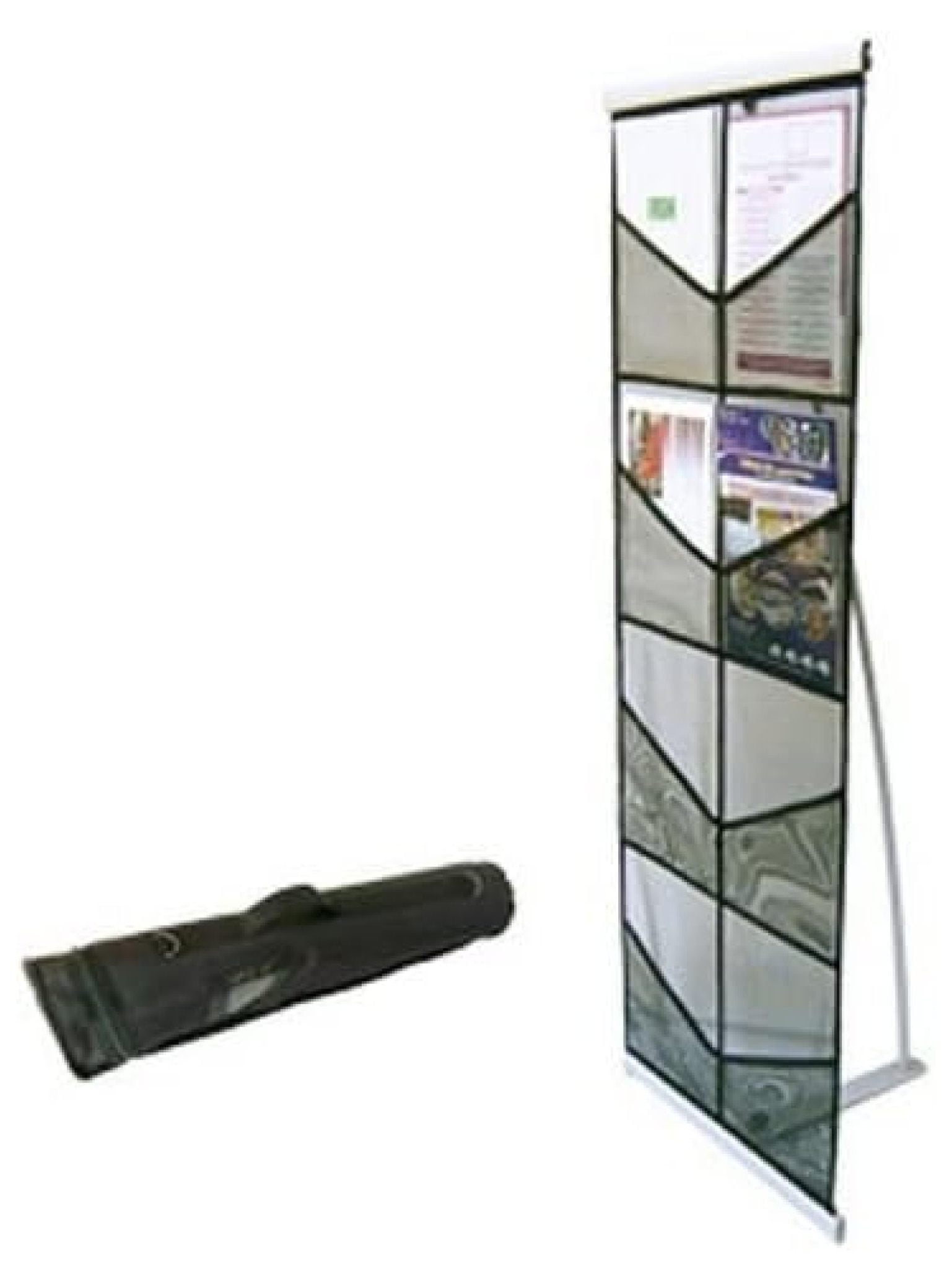 8 Pocket Magazine Rack - Portable Literature Display Stand for ...