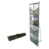 8 Pocket Magazine Rack - Portable Literature Display Stand for ...