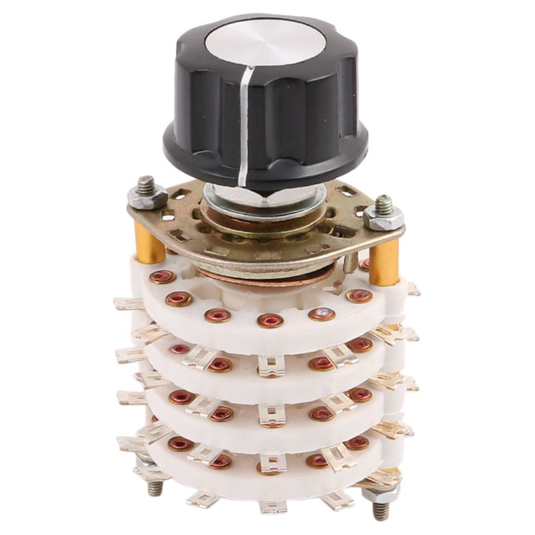 8 Pole 5 Position Four Decks 48 Terminal Band Channel Rotary Switch w ...