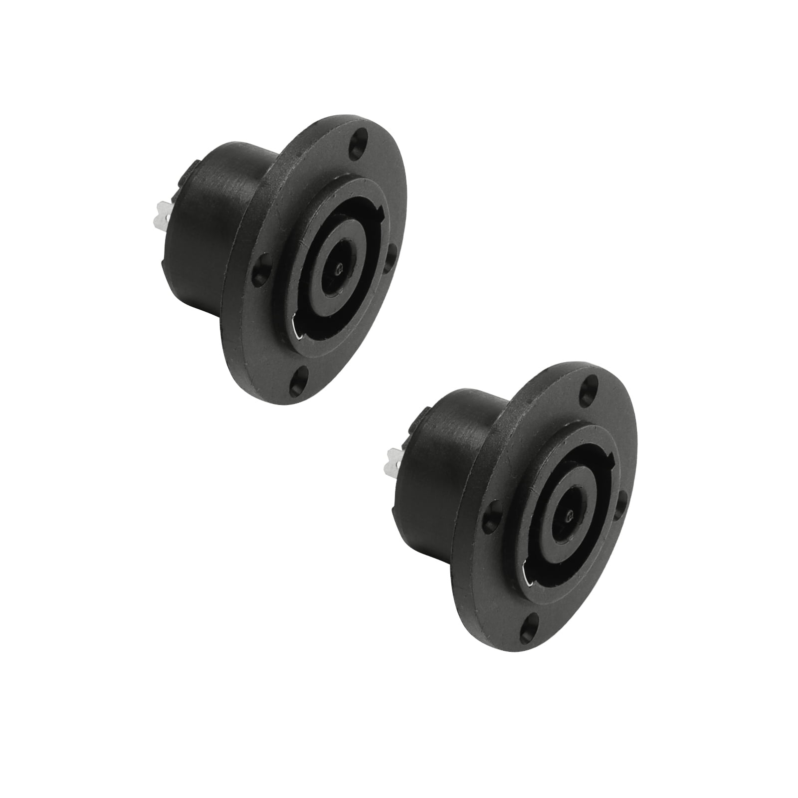 8 Pole Speakon Mounting Socket - 8 Pin Audio Jack D Type NL8MPR Panel ...