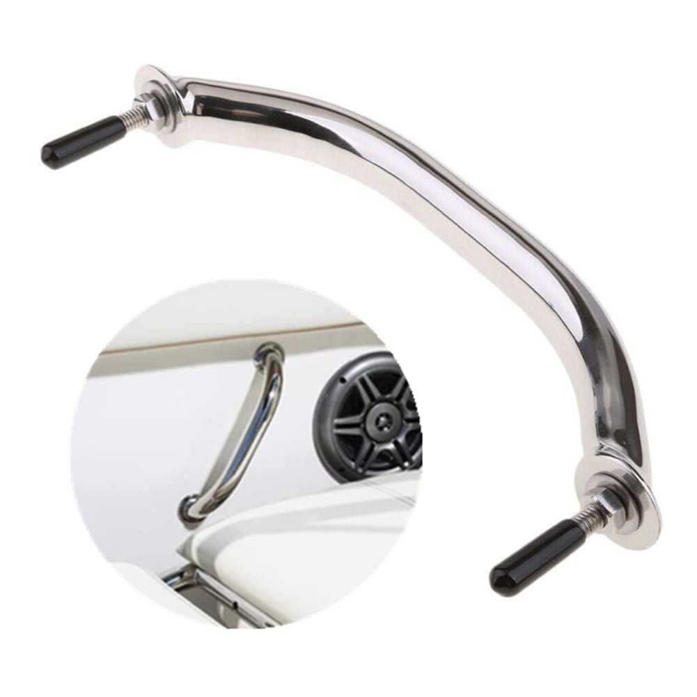 8'' Polished Heavy Duty Boat Marine Grab Handle Hand Rail Hardware Boat ...