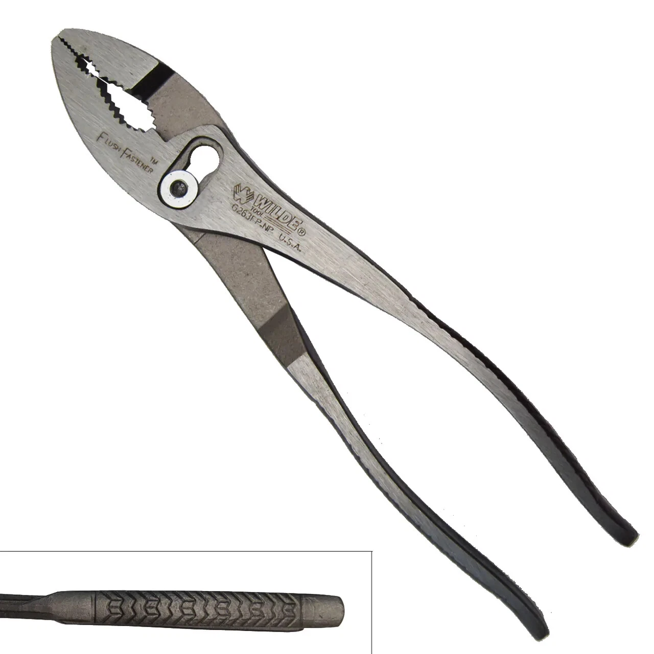8” Polished Knurl Slip Joint Pliers w/ Flush Fastener - Walmart.com