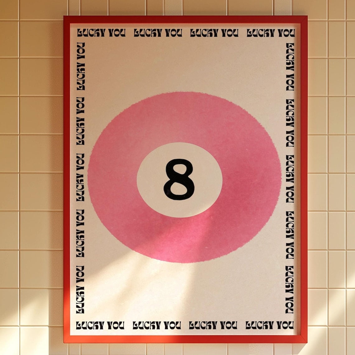 8 Pool Ball Poster, Aesthetic Apartment Print, Preppy Poster, Billiards ...