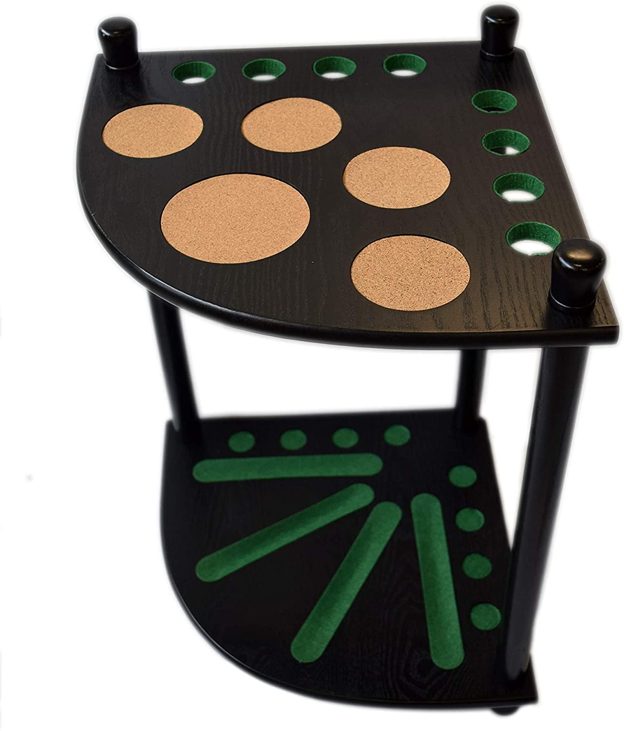 8 Pool Cue Rack - Billiard Cue Stick - Deluxe Floor Corner Cue Rack ...