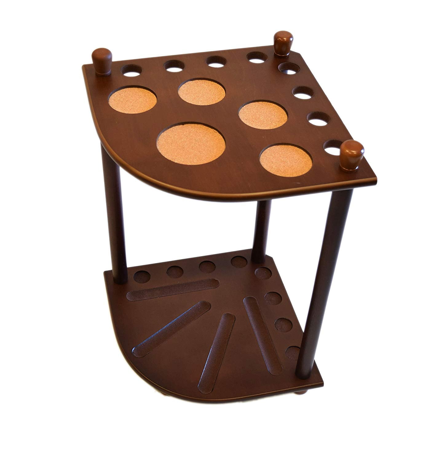 8 Pool Cue Rack - Billiard Cue Stick - Deluxe Floor Corner Cue Rack ...