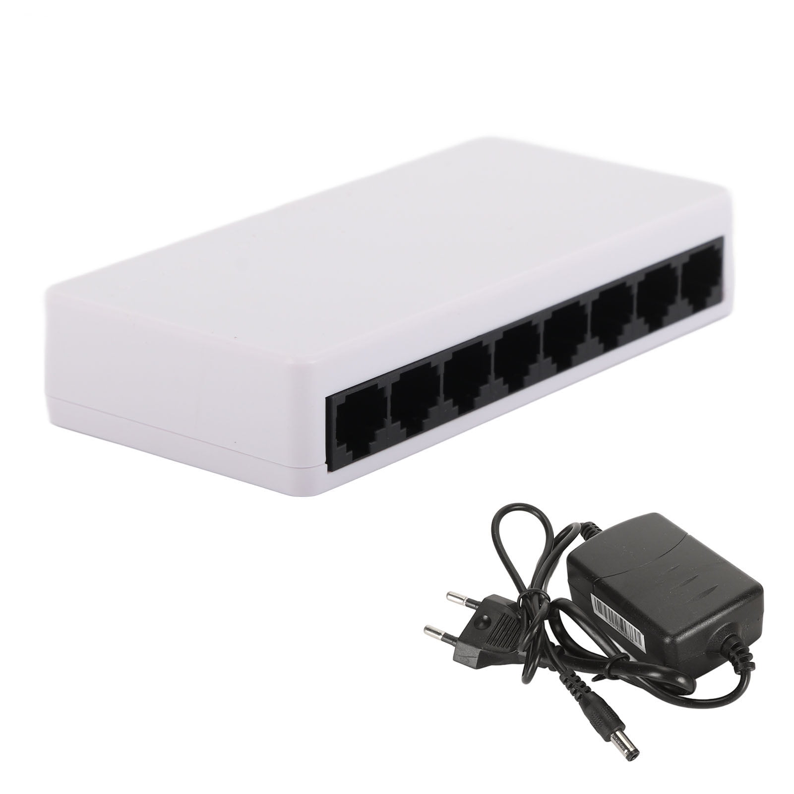 8 Port 10/100Mbps Ethernet Switch Support Desktop Wall Mount Unmanaged ...
