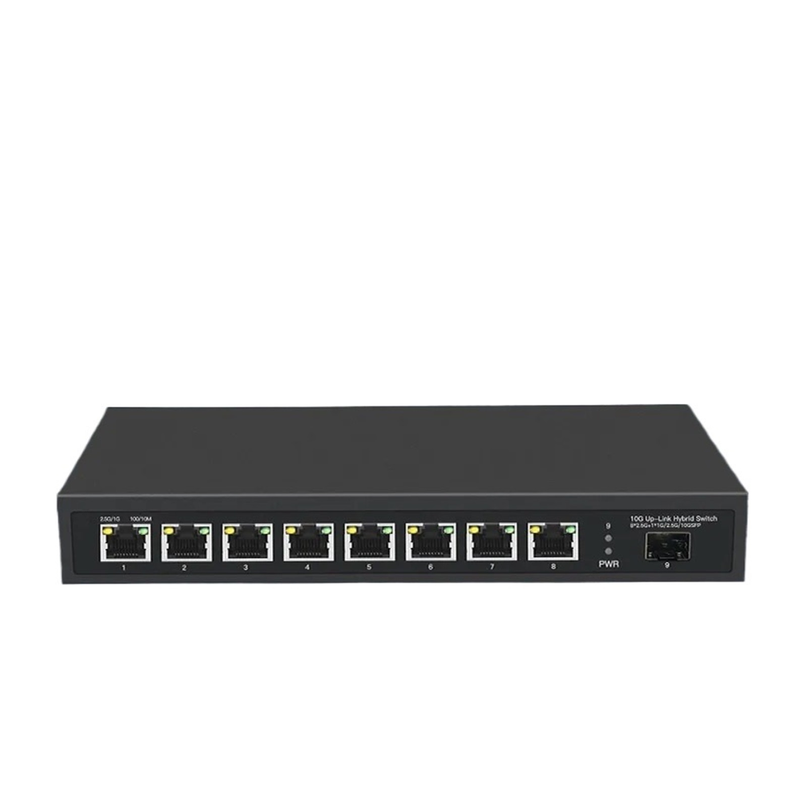 8 Port 2.5G Ethernet Switch 2.5GBASE-T Network Switcher 10Gigabit ...