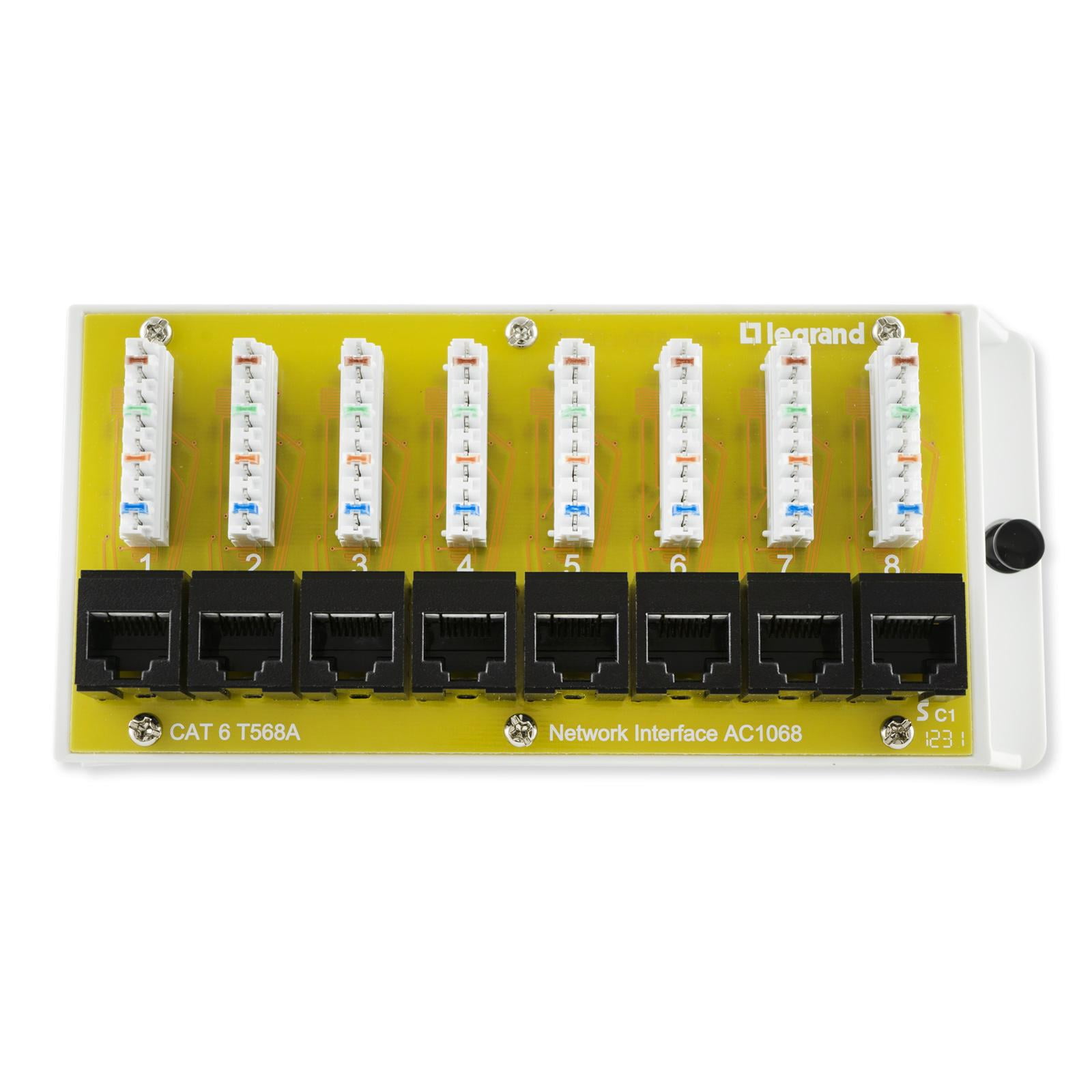 8 Port Cat6 Network Interface Module