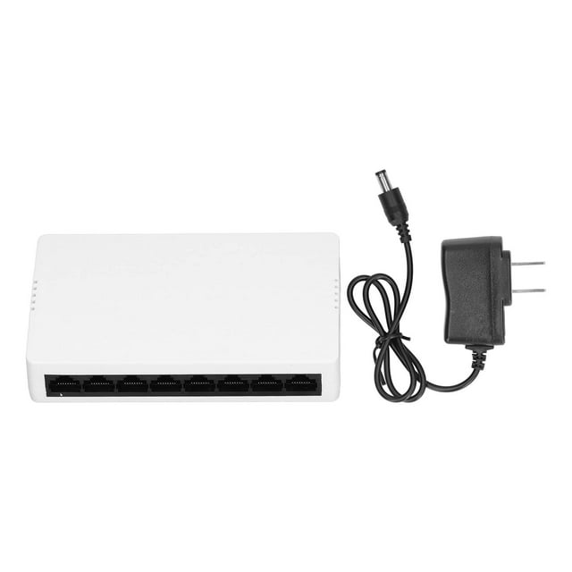 8 Port Ethernet Net Switch High Speed Stability Silent Operation Plug ...