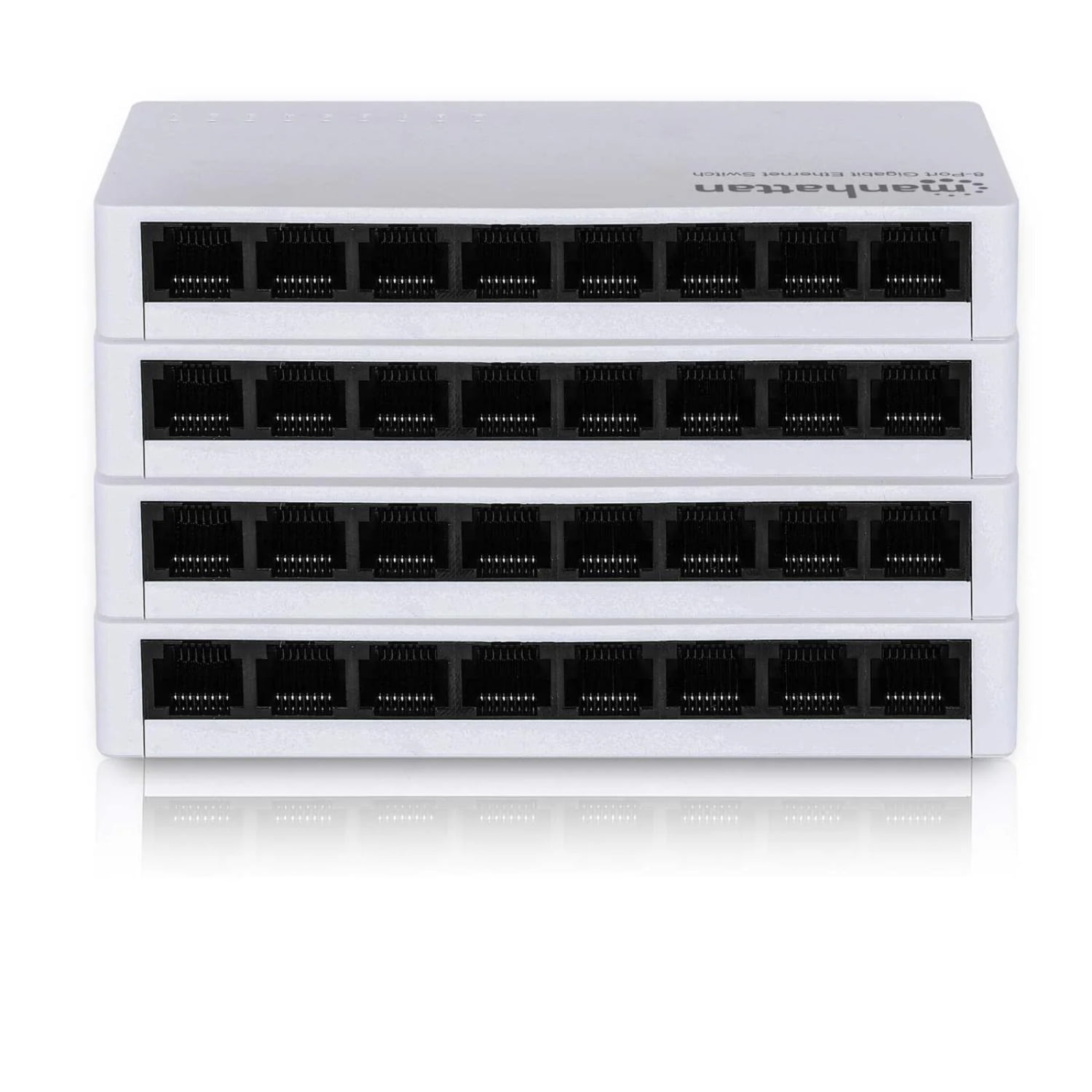 8-Port Gigabit Ethernet Desktop Wall Mount Network Switch | 4-Pack ...