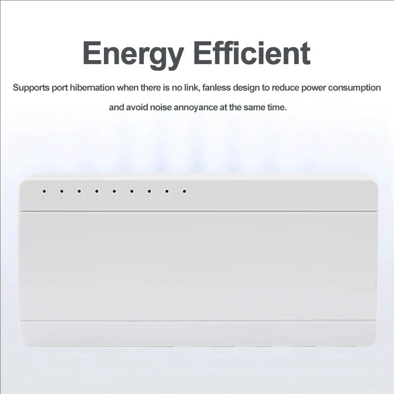 8 Port Gigabit Ethernet Switch10/100/1000Mbps Desktop Network Switch ...