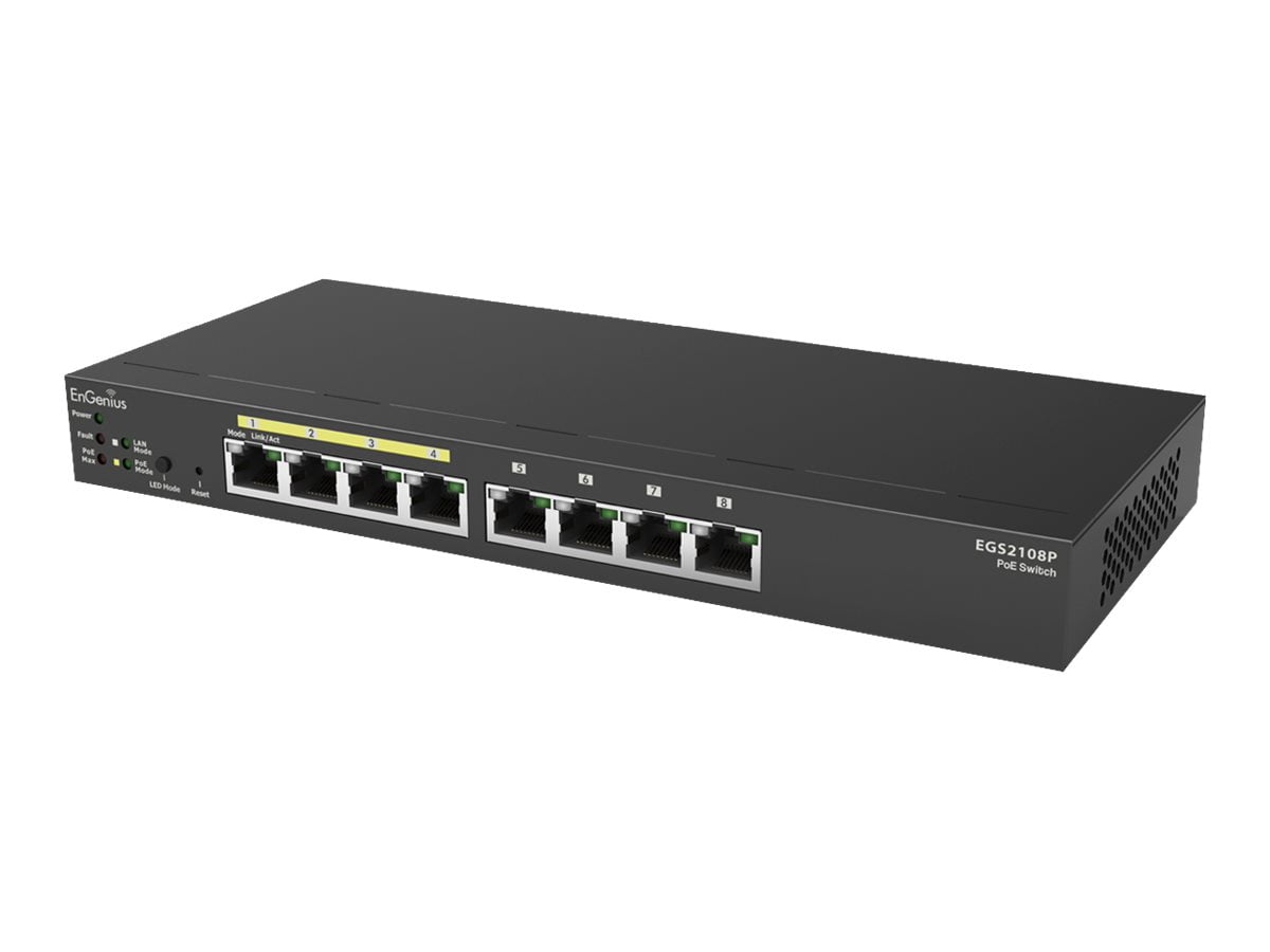 8-Port Gigabit Smart Switch Including 4-Port PoE - Walmart.com