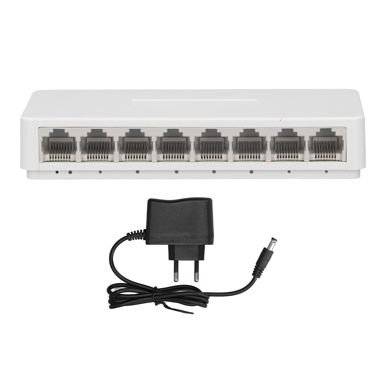 8 Port Gigabit Unmanaged Ethernet Switch Home Network Hub Ethernet ...