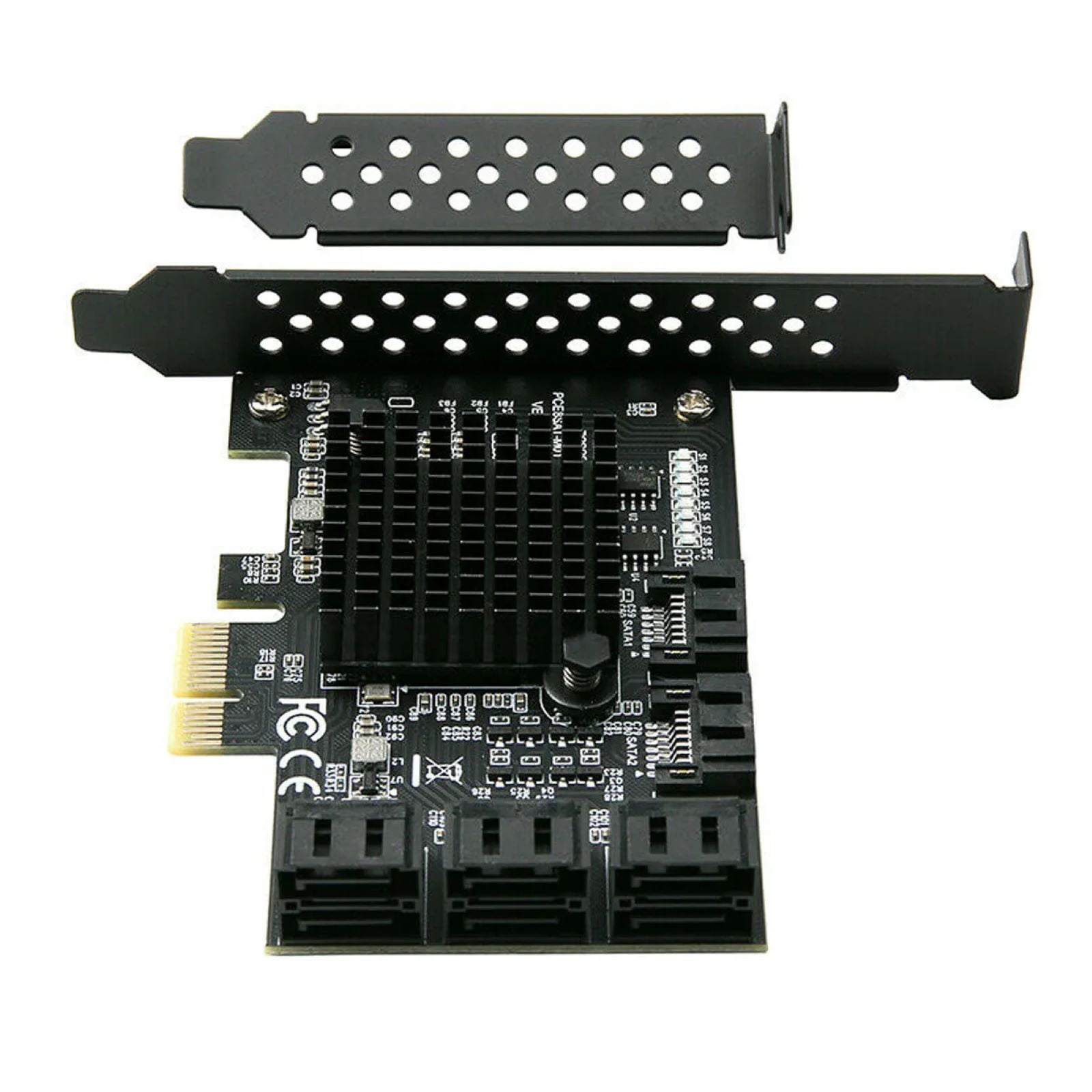 8 Port SATA 3.0 PCI Express Expansion Card PCI-E Controller 6G Adapter ...