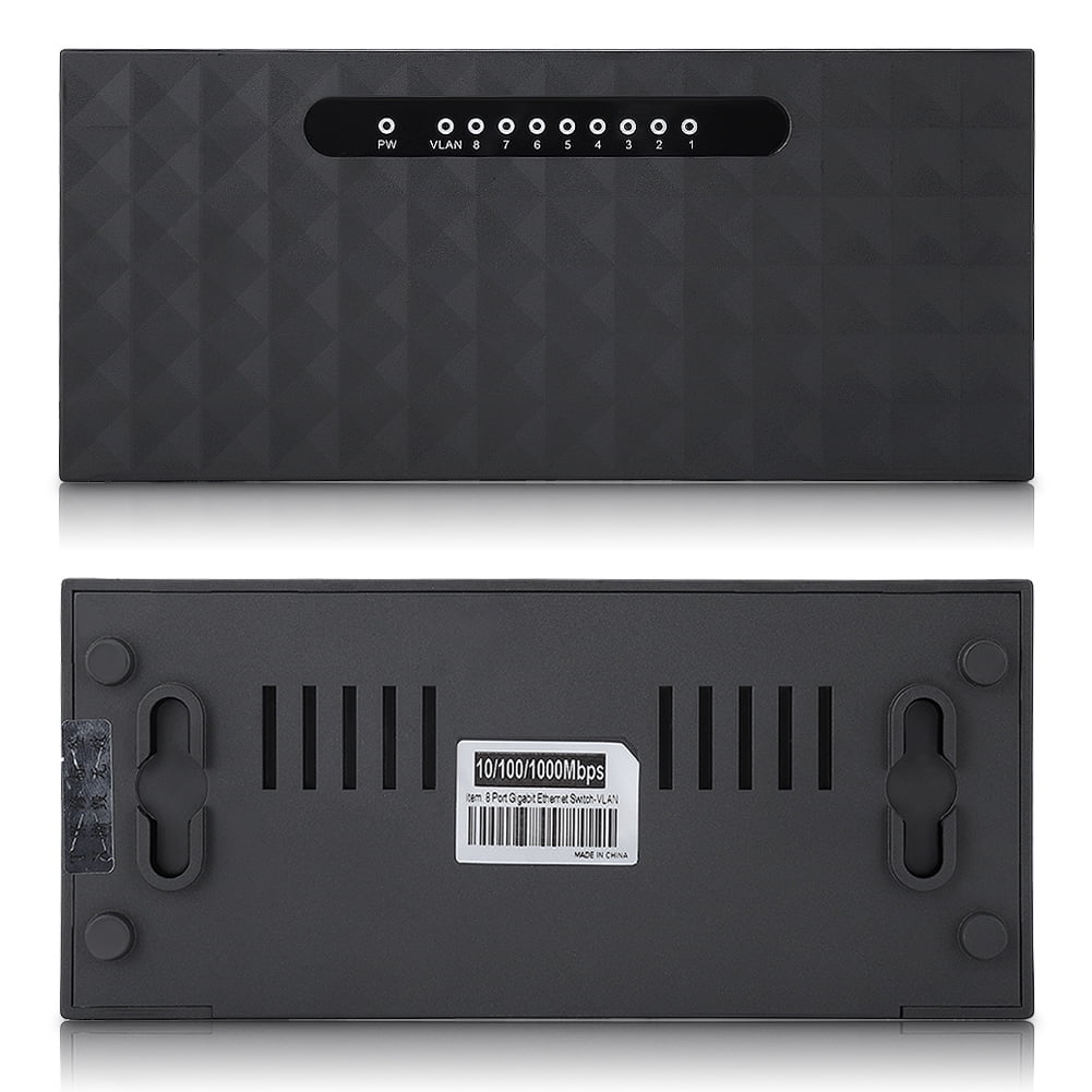 8 Ports 10/100/1000Mbps Gigabit Ethernet Switches RJ45 Smart Network ...