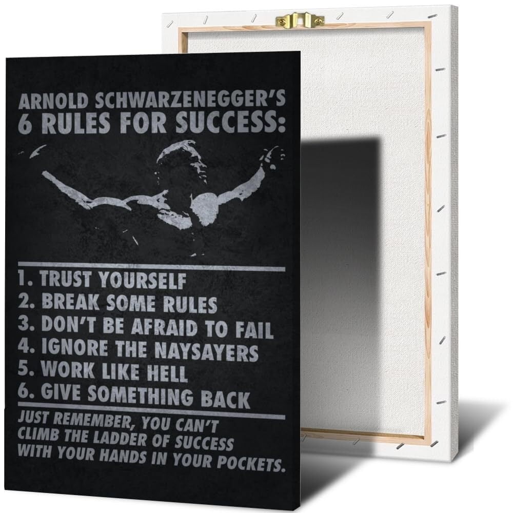 8 Powerful Words Poster Inspirational Phrases (6) Wall Art Prints ...